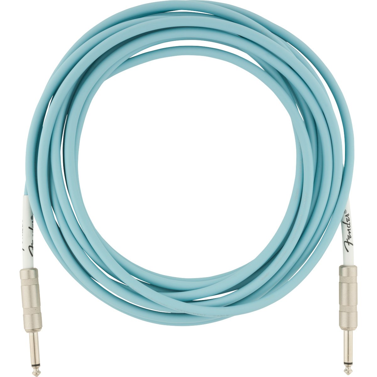 Fender Instrument Cables - Original Cable 18.6' - Daphne Blue | Mass ...