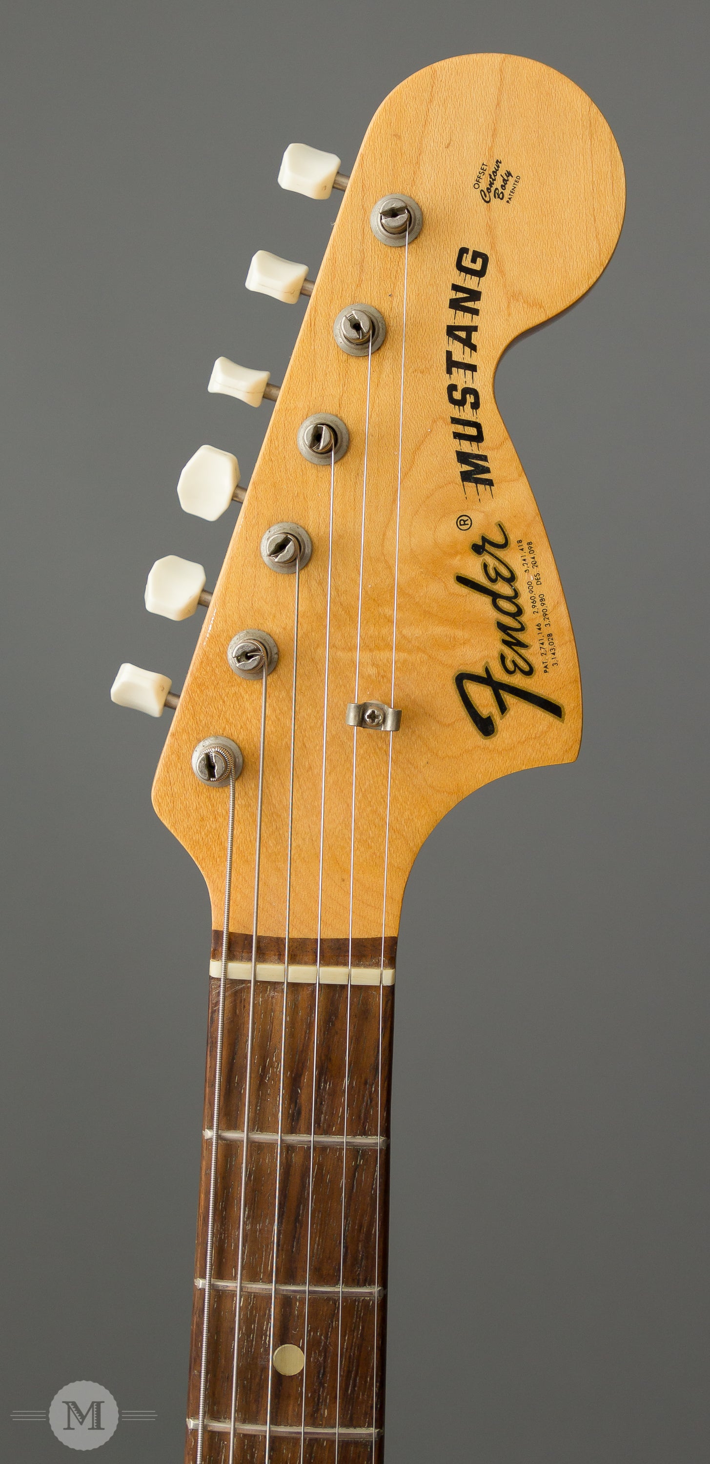 Fender Electric Guitars - 1971 Mustang - Competition Orange | Mass ...