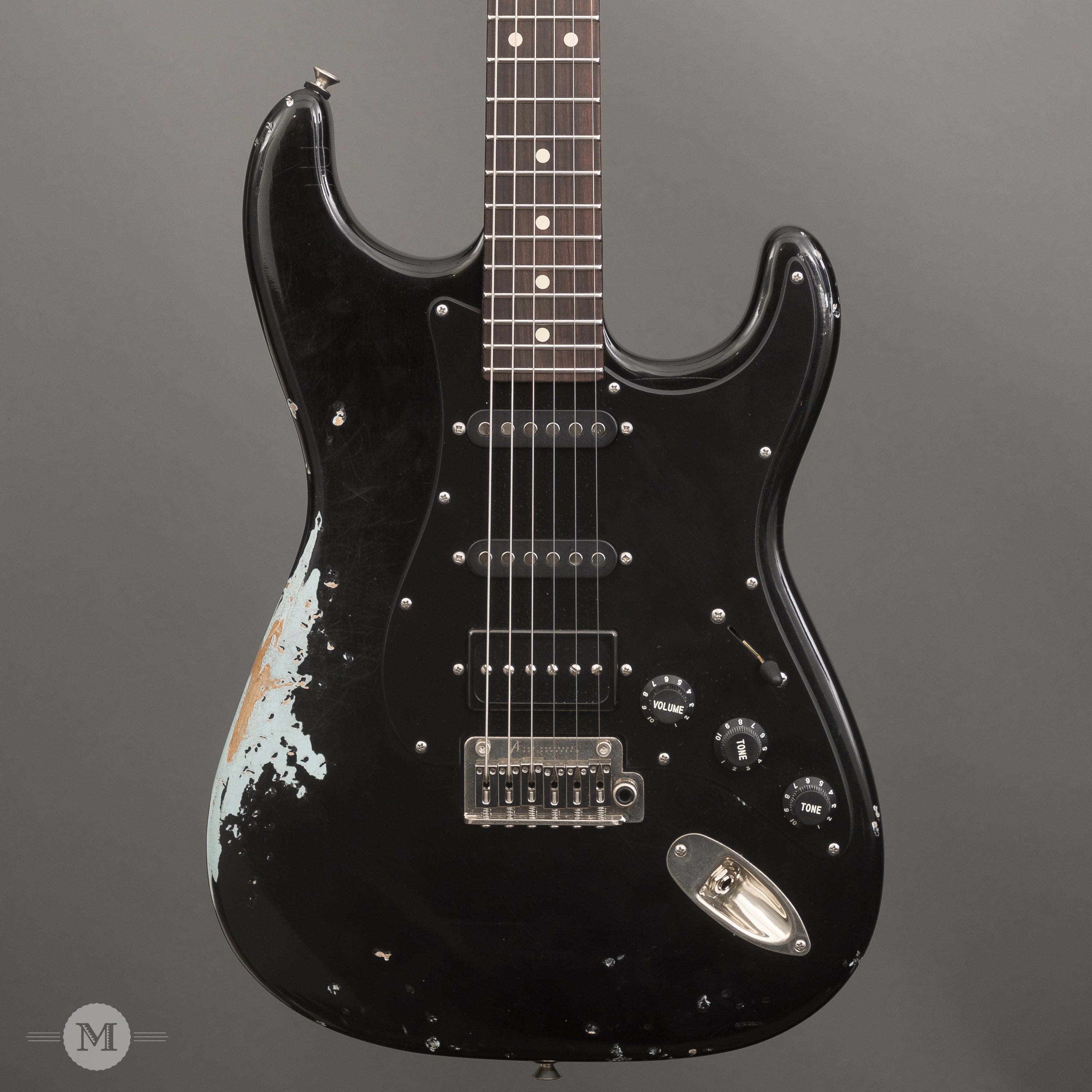 Tom Anderson Electric Guitars - Icon Classic - Black over Sonic Blue I ...