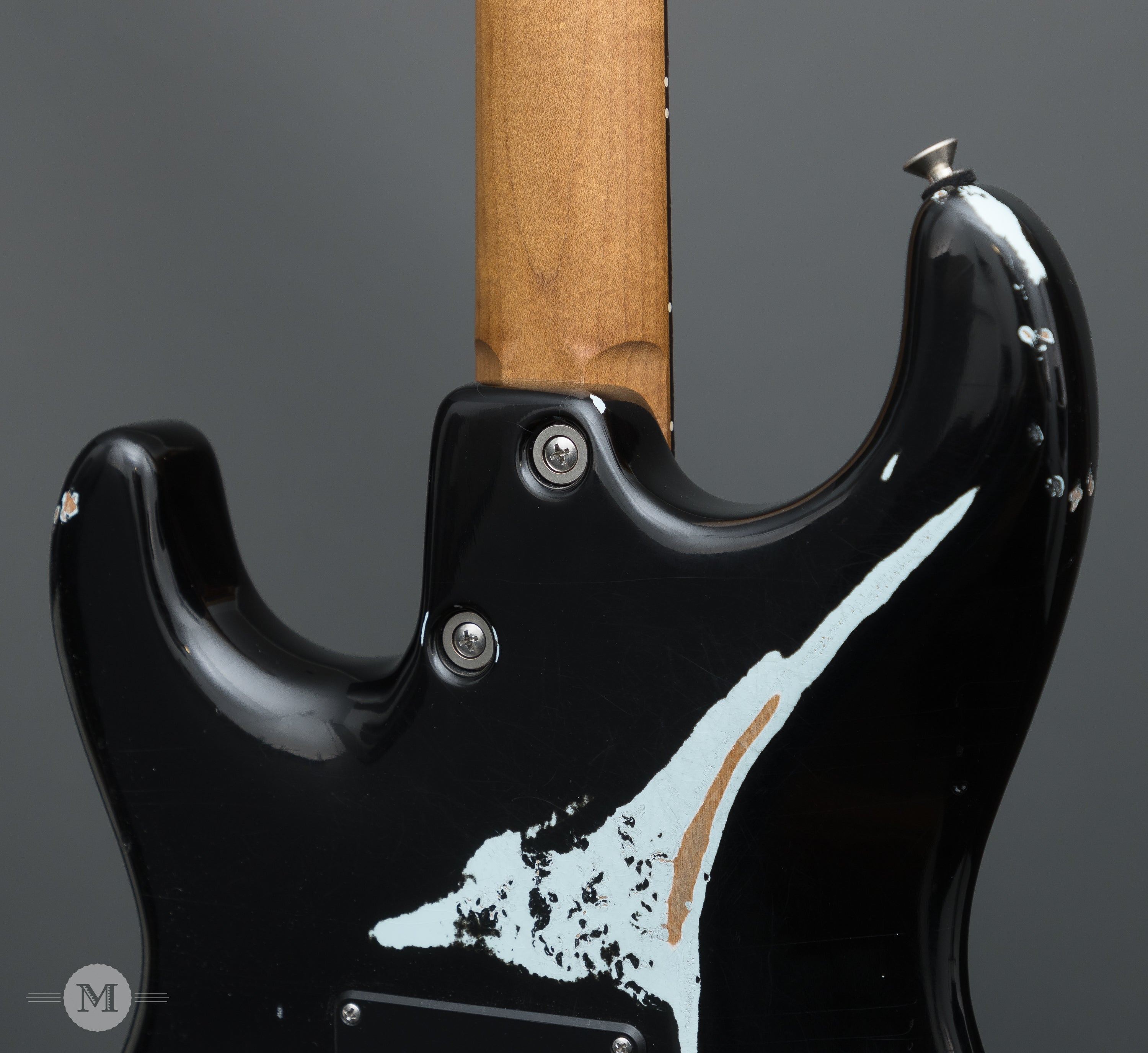 Tom Anderson Electric Guitars - Icon Classic - Black over Sonic Blue I ...