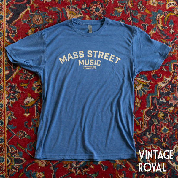 Mass Street Music - Block Logo - T-Shirt | Mass Street Music