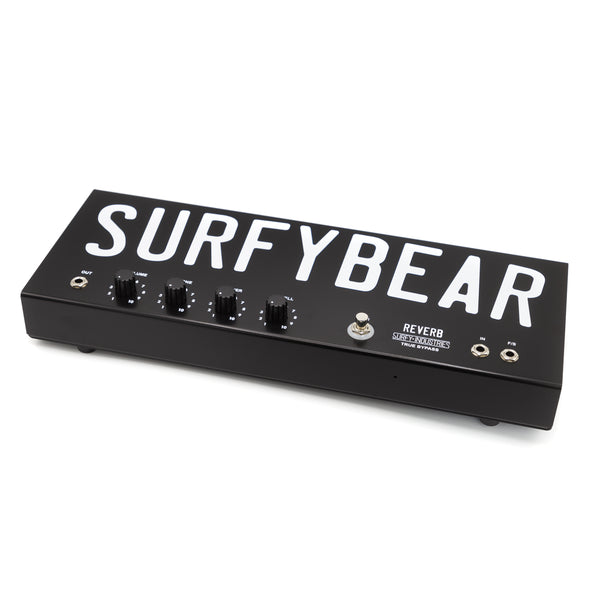 Surfy Industries - SurfyBear Reverb - Pedal Metal Black V1.2 w/ SurfyP ...