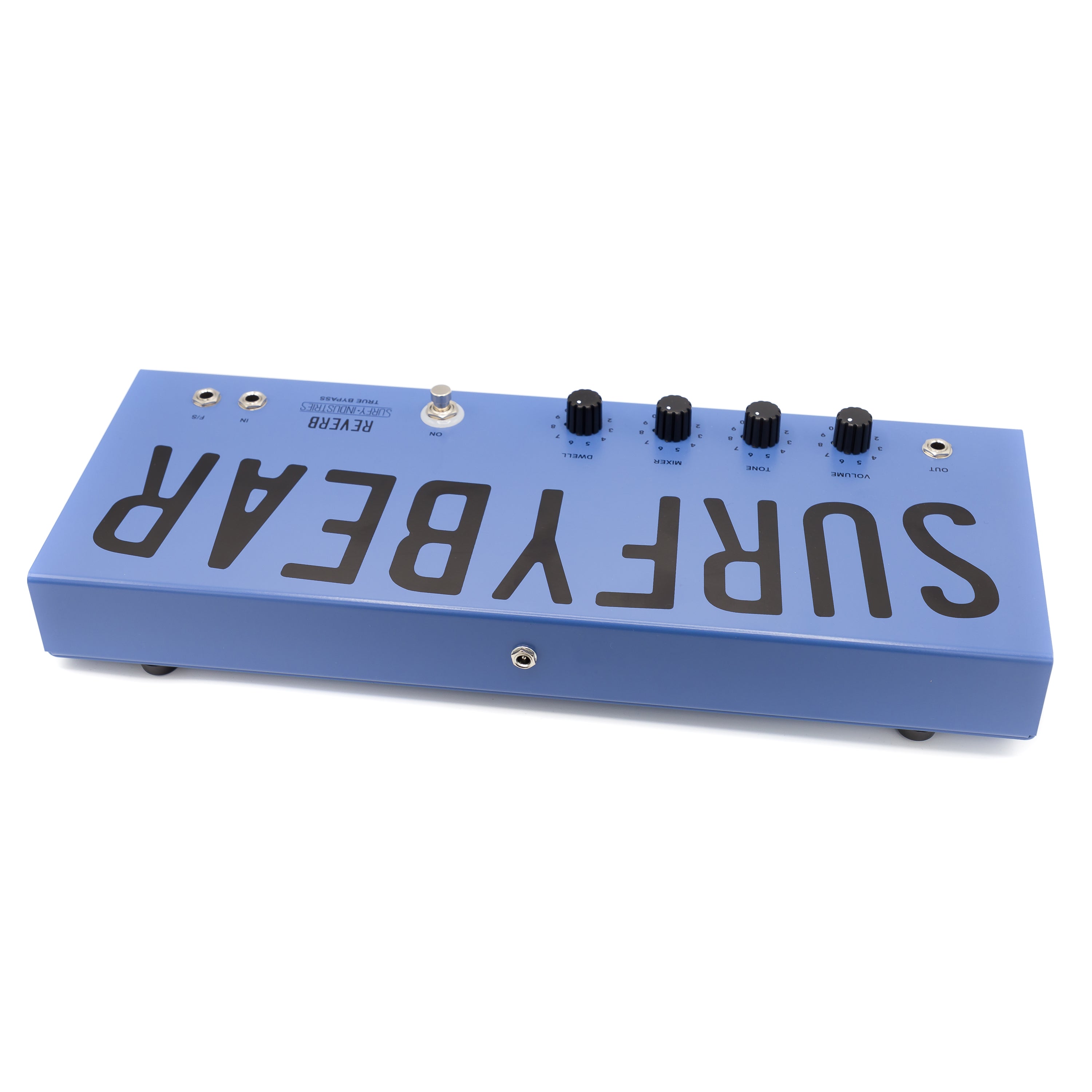 Surfy Industries - SurfyBear Reverb - Pedal Metal Dark Blue V1.2 w/ Su ...